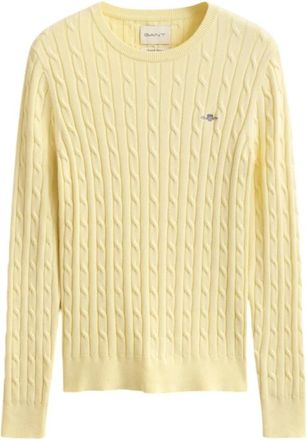 GANT Femme, Pulls, Jaune, Taille: 40 FR Gant Sweaters Yellow