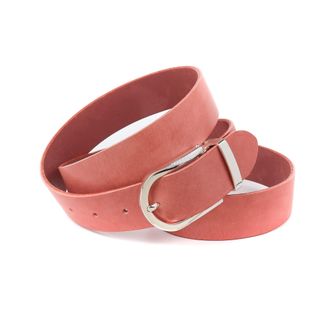 Anthoni Crown Damen Ledergürtel Gürtel, Pink, 90