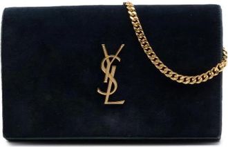 Saint Laurent Pre-owned Kate Chain Wallet - Femme - Pre-owned - Vert - Taille: ONE Size