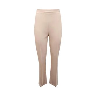Elisabetta Franchi Pa-084-51E2 Straight Hosen - - Trousers - Damen - Beige - XL