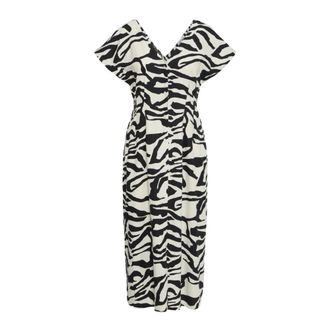 Ichi Ichi, Femme, Robes, Beige, Taille: 44 FR Robes Midi