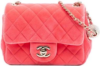 Chanel Sac bandouli&egrave;re matelass&eacute; vintage doccasion - Femme - Pre-owned - Rose - Taille: ONE Size