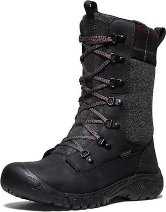 Keen Femme Greta Tall Boot Waterproof Botte dhiver, Black/Black, 38 EU