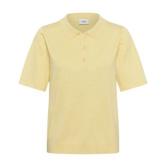 Saint Tropez Rundhals-Strickware - - Knitwear - Damen - Gelb - M