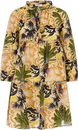 Anjuna Femme, Robes, Vert, Taille: 42 FR Caftan Court