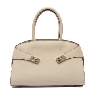 Ferragamo Femme, Sacs, Beige, Taille: ONE Size Sac bandoulière