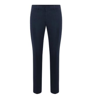 Dondup Blaue Stretch-Baumwoll-Gaubert-Hose - - Trousers - Herren - Blau - W36