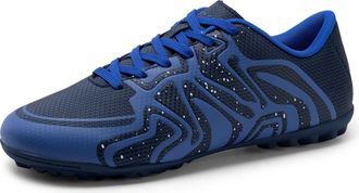 Dream Pairs Herren Fu&szlig;ballschuhe Training Sportschuhe Hallenfussballschuhe Fu&szlig;ballspiel Fussballschuhe,Size 43,Marine/K&ouml;niglich,DMUMSO2502