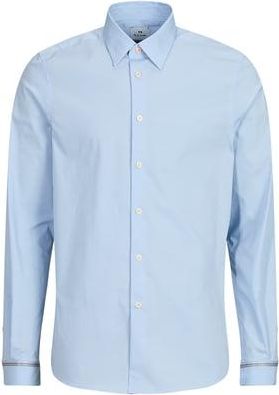 Paul Smith Chemise droite en coton m&eacute;lang&eacute;