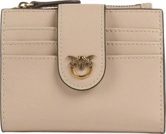 Pinko Pinko, Femme, Accessoires, Beige, Taille: ONE Size Portefeuille Multi-Usages