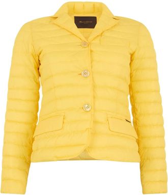 Moorer Aspen Quilted Jacket - Femme - Vestes - Jaune - Taille: 36 FR