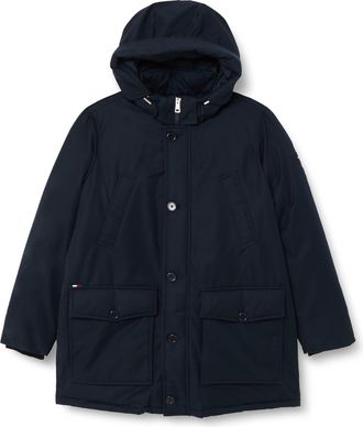 Tommy Hilfiger Herren BT-Rockie Non FUR DOWN Parka-B MW0MW34091 Daunenjacken, Blau (Desert Sky), XXL