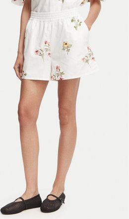 French Connection Stoffshorts Alissa 799C0 Wei&szlig; Relaxed Fit