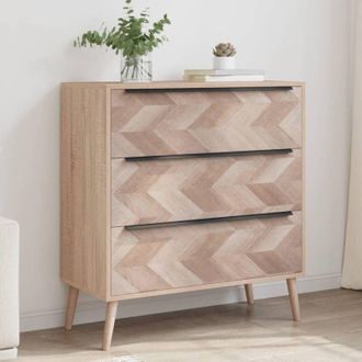 vidaXL Finori Commode Lusk 03A ch&ecirc;ne sonoma 80x38,5x87 cm