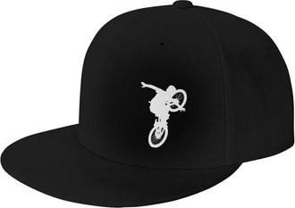 Generic Pare-Soleil Casquette Silhouette BMX L&eacute;ger Casquette Trucker S&eacute;chage Rapide Sunhat pour Golf Homme Les Saisons