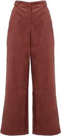 Vila Pantalon large en velours c&ocirc;tel&eacute;