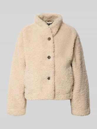 Gina Tricot Jacke aus Teddyfell mit Stehkragen Modell Pile