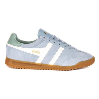 Gola Blau Wei&szlig;e Wildleder Turnschuhe Damen - - Shoes - Damen - Blau - 38 EU