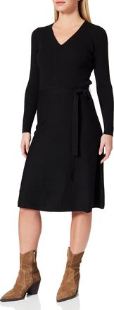 Tom Tailor mine to five Damen 1029065 Kleid, 14482-Deep Black, 34