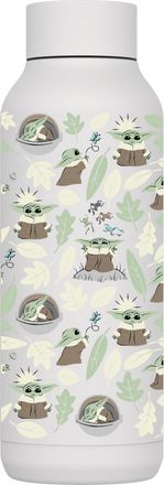 Quokka Solid X Star Wars THE MANDALORIAN GROGU LEAVES Thermosflasche aus Edelstahl, doppelwandig