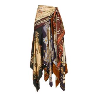 Zimmermann Jupe Foulard Valiant - Femme - Jupes - Multicolore - Taille: 40 FR