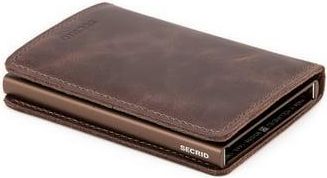 Secrid Porte-cartes manuel en cuir m&eacute;lang&eacute;