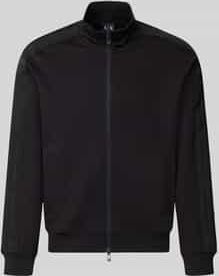 A|X Armani Exchange Regular Fit Sweatjacke aus Baumwoll-Mix Modell Felpa