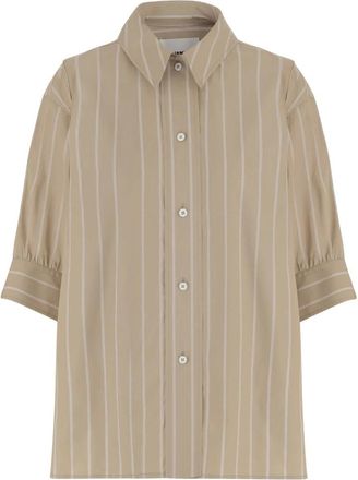 Jil Sander Damen, Blusen & Hemden, Beige, LGr&ouml;&szlig;e