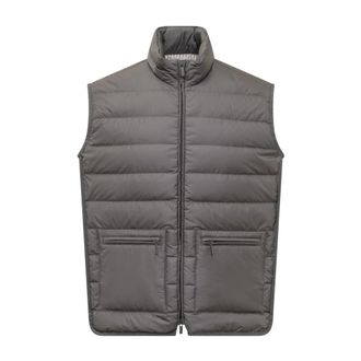 Thom Browne Daunen-Strickweste - - Jackets - Herren - Grau - L
