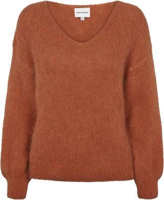 Americandreams Americandreams, Femme, Pulls, Brun, Taille: 42 FR Milana LS Alpaca Pullover