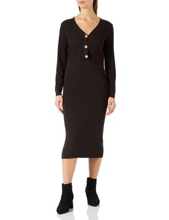 Morgan Damen 222-rmelie Kleid, Coffee, Small