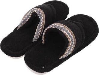 Holibanna Pantoufles Confortables pour Femmes Sandales Fourr&eacute;es Chaudes &agrave; Semelle &Eacute;paisse Chaussures Int&eacute;rieur L&eacute;g&egrave;res et Faciles &agrave; Enfiler Adapt&eacute;es Maison Hive
