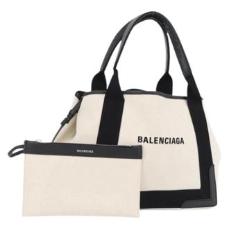 Balenciaga Pre-owned Canvas Tote Bag - - Pre-owned - Damen - Wei&szlig; - ONE SIZE