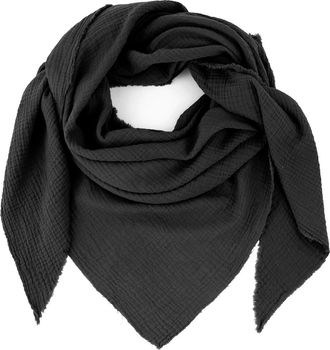 Glamexx24 Damenschal Musselin Dreieck Schal, XXL Schal verschiedenen Farben Halstuch Winterschal aus Baumwolle Hergestellt in Italien