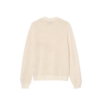 Carhartt Work in Progress Open-Knit Cotton Blend Sweater - Beige