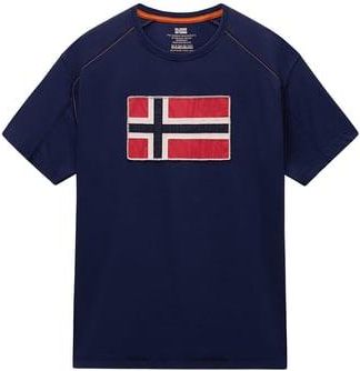 Napapijri T-shirt droit imprim&eacute; Reflect en coton