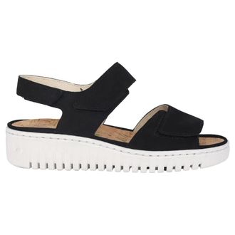 Waldl&auml;ufer Bequeme Damensandalen - schwarz - - Shoes - Damen - Schwarzk - 41 1/2 EU