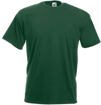 Fruit Of The Loom T-Shirt (Valueweight), 27 Farben, kleine b - Bottle Green - XL