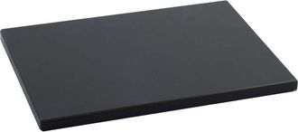 Metaltex 73381538 Chopping Board, Polyethylene 33 x 23 x 1.5 cm Black