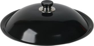 BESPORTBLE Emaille Topfdeckel 34,5cm Universell Wiederverwendbar Pfannenabdeckung Hitzebest&auml;ndig Spritzschutz K&uuml;chentopfdeckel F&uuml;r Zuhause Und Hotel