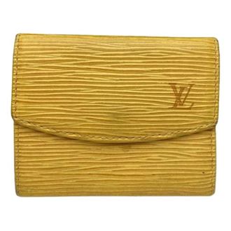 Louis Vuitton Pre-owned Leder Portemonnaie - - Pre-owned - Damen - Gelb - ONE SIZE