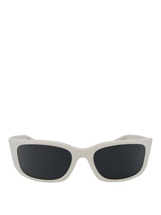 Prada Lunettes De Soleil - Blanc