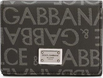 Dolce & Gabbana Geldbörse French Flap Aus Beschichtetem Jacquard - Mann Geldbörsen Und Kleinlederwaren Mehrfarbig Stoff Onesize