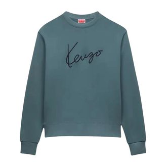 Kenzo Signature Embroidered Sweatshirt - - Sweatshirts & Hoodies - Herren - Grau - XL