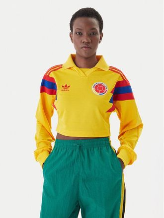 adidas Bluse Columbia Reconstructed Bringback KE2299 Gelb Regular Fit