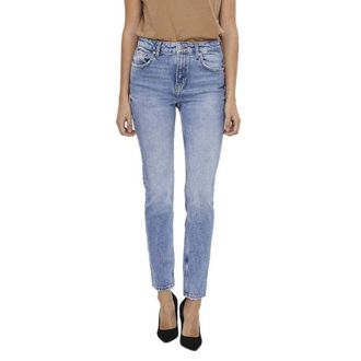 Vero Moda Damen Vmtracy Hr Reg Straight Ba3176 Ga Noos Jeans, Light Blue Denim, 30W / 32L EU