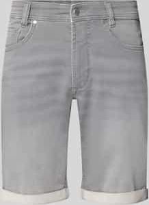 M.A.C Bermudas in Denim-Optik mit Eingrifftaschen