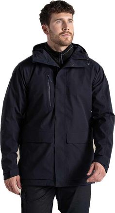 Craghoppers Unisex Expert Kiwi Pro Strech Long Jacket Regenmantel, Dunkles Marineblau, XL