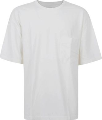 Christophe Lemaire Homme, Tops, Blanc, Taille: XL T-Shirt à Manches Courtes