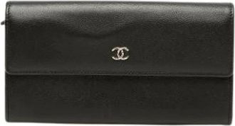 Chanel Pre-owned Long Wallet - - Pre-owned - Damen - Schwarzk - ONE SIZE